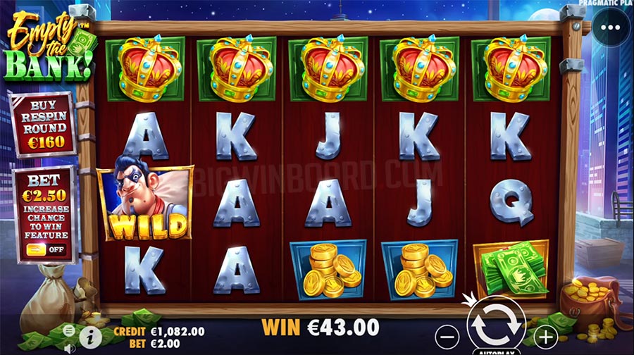 Review Empty the Bank - vừa chơi vừa cười khúc khích - Happyluke Slot Game